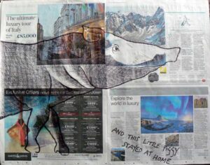 This Little Piggy stayed at Home | Ronald Rae Sculpture